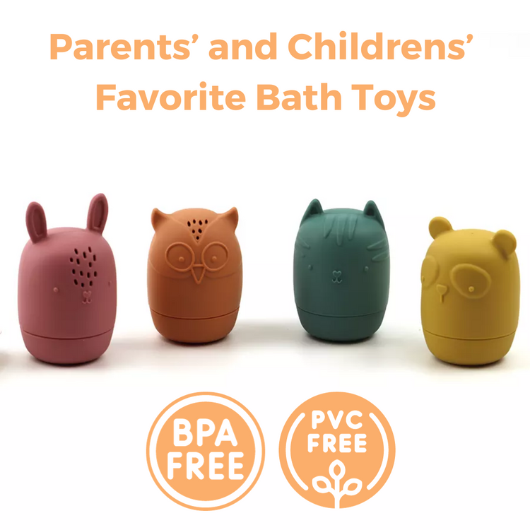 Sprinkler Animal Bath Toys - 4 Piece Set – Dreamroo